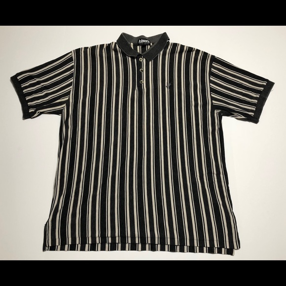 Ashworth | Shirts | Vintage 9s Color Block Striped Polo By Ashworth ...